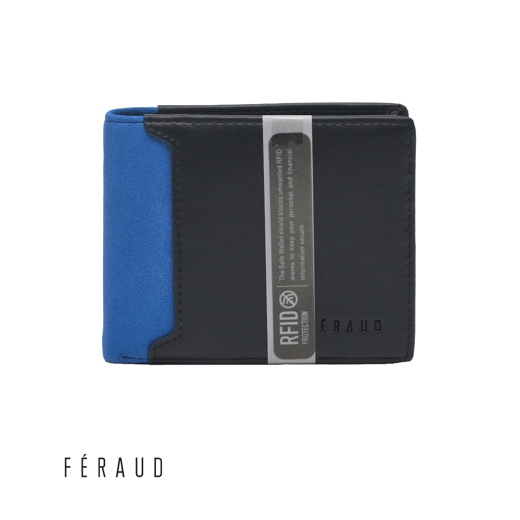 FERAUD Men RFID Protected Credit Card Wallet - FWT0166PN3NJ3 | Shopee ...