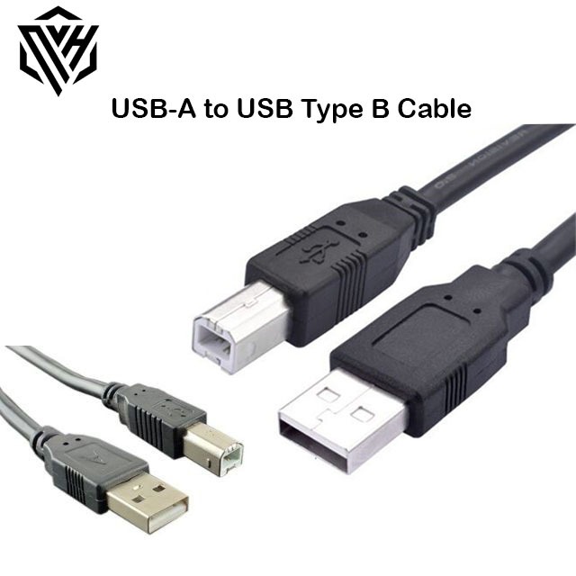 USB A to USB Type B Cable , USB Printer / Scanner Cable , Canon , HP ...