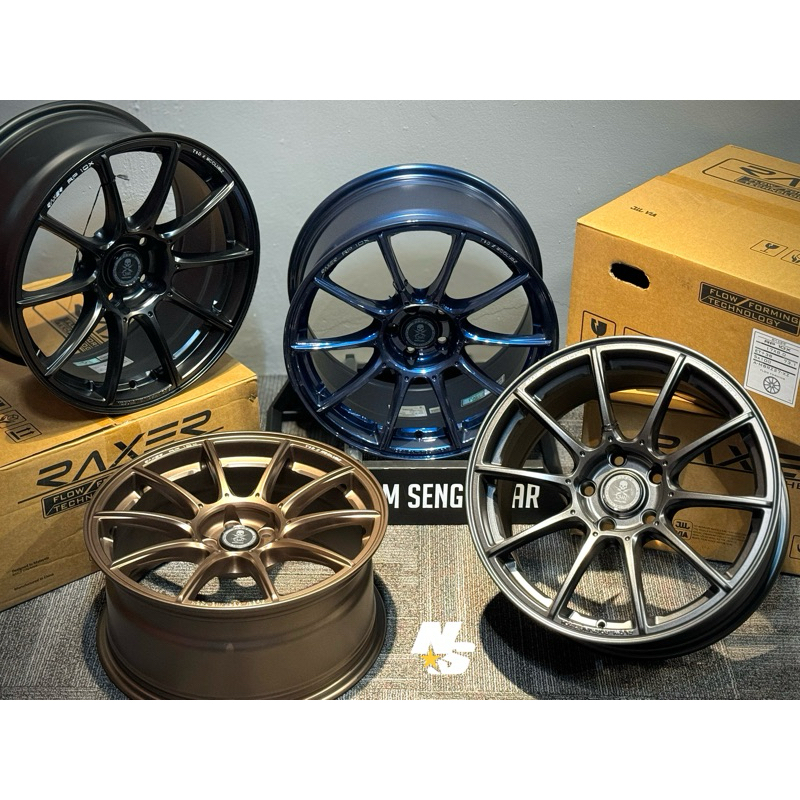 RAXER WHEELS RACEPULSE RP10X (17” 4-100, 5-100, 5–112/114.3) | Shopee Malaysia