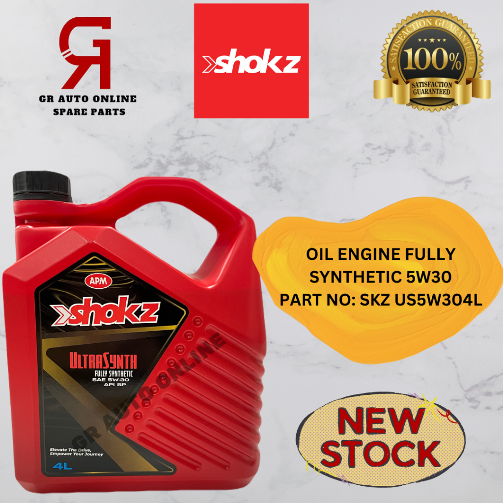 OIL ENGINE FULLY SYNTHETIC 5W30 (SP/IL SAC/GF6 LATEST SPEC FOR ENGINE ...
