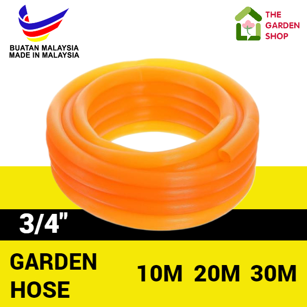 EPI 16mm ORANGE GARDEN HOSE 5m 10m 20m 30m WATER GARDEN HOSE PAIP AIR PAIP GETAH PAIP CUCI ...