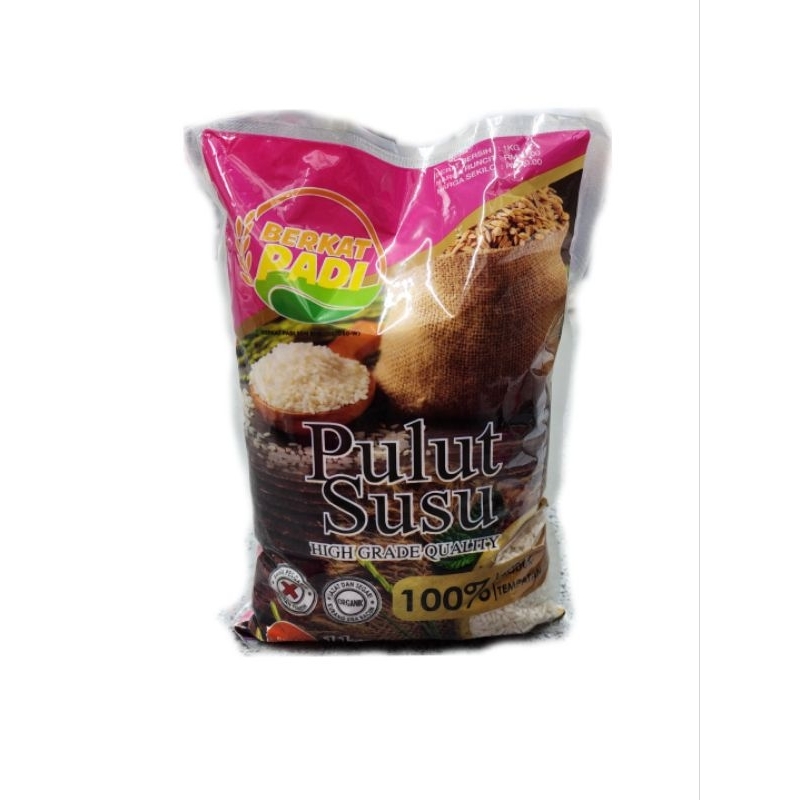BERAS PULUT SUSU TEMPATAN 1 kg Tanam DI Selangor. Glutinous Rice Berkat ...