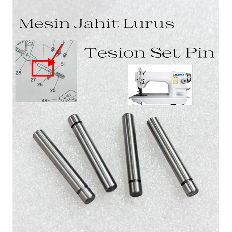 Tesin Pin/Mesin Jahit Lurus/Tension Release Supporting Pin/Mesin Jahit ...