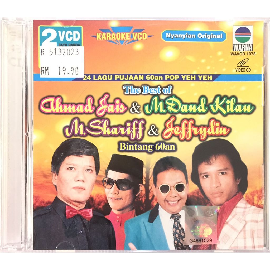 The Best Of Ahmad Jais & M Daud Kilau & M Shariff & Jeffrydin Bintang 60an (MTV KARAOKE 2VCD ...
