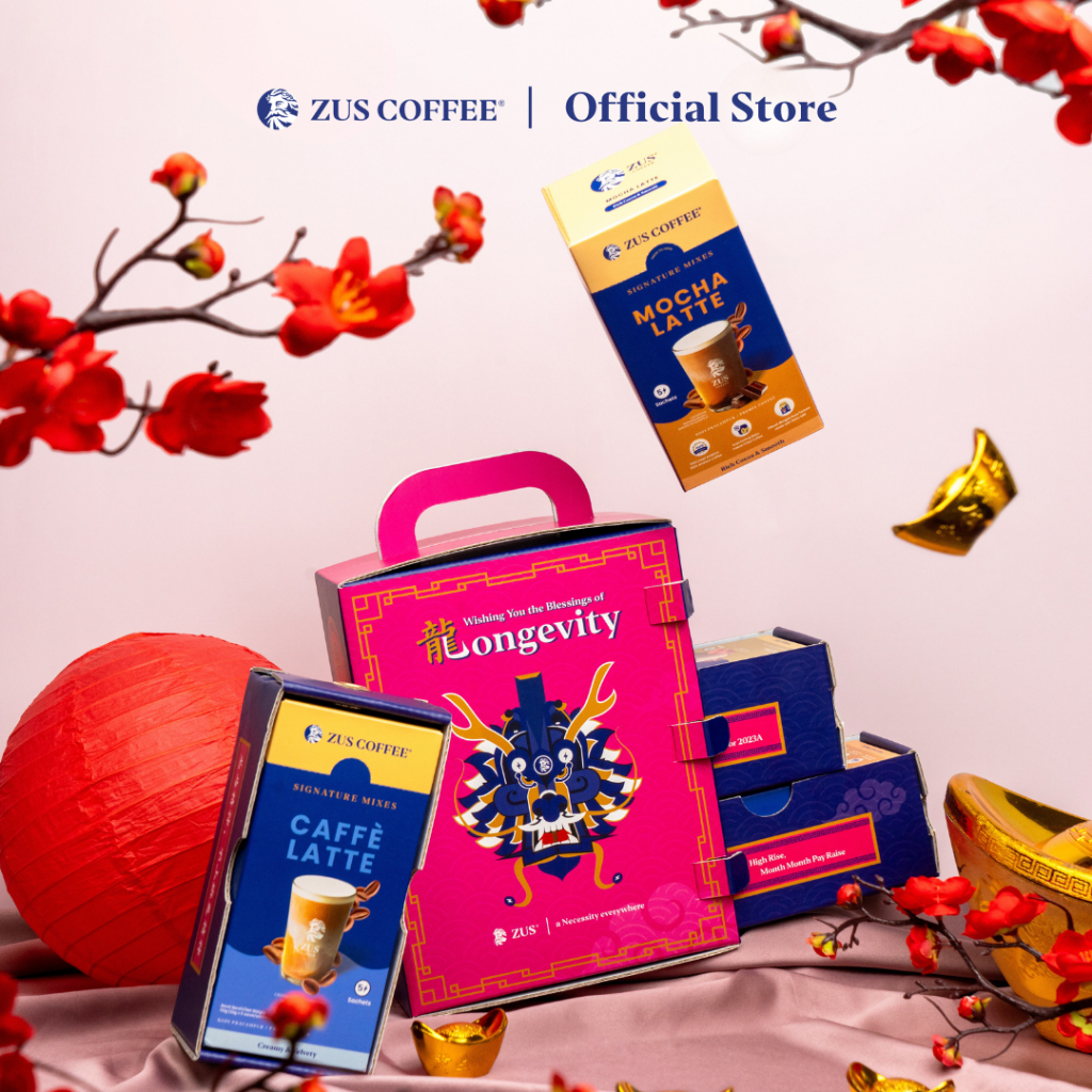 ZUS Signature Mixes Coffee - Longevity Trio Box | Shopee Malaysia