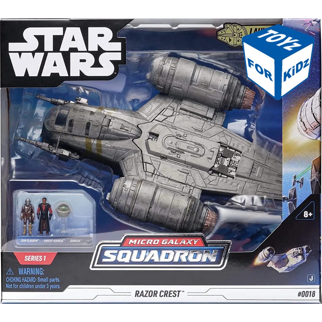 Star Wars Micro Galaxy Squadron Razor Crest (Grogu Version) Ready Stock ...
