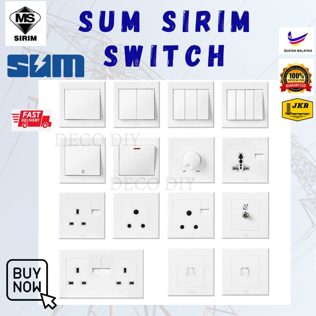 𝐉𝐊𝐑 𝐒𝐖𝐈𝐓𝐂𝐇 𝐒𝐈𝐑𝐈𝐌 𝐒𝐖𝐈𝐓𝐂𝐇 13A 3 Pin Switch Socket 13A Switches Wall ... 𝐉𝐊𝐑 𝐒𝐖𝐈𝐓𝐂𝐇 𝐒𝐈𝐑𝐈𝐌 𝐒𝐖𝐈𝐓𝐂𝐇 13A 3 Pin Switch Socket 13A Switches Wall ...