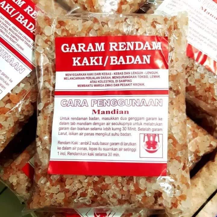 [TERMURAH] Garam Bukit Himalaya / Rendam Kaki Dan Badan Untuk Terapi ...