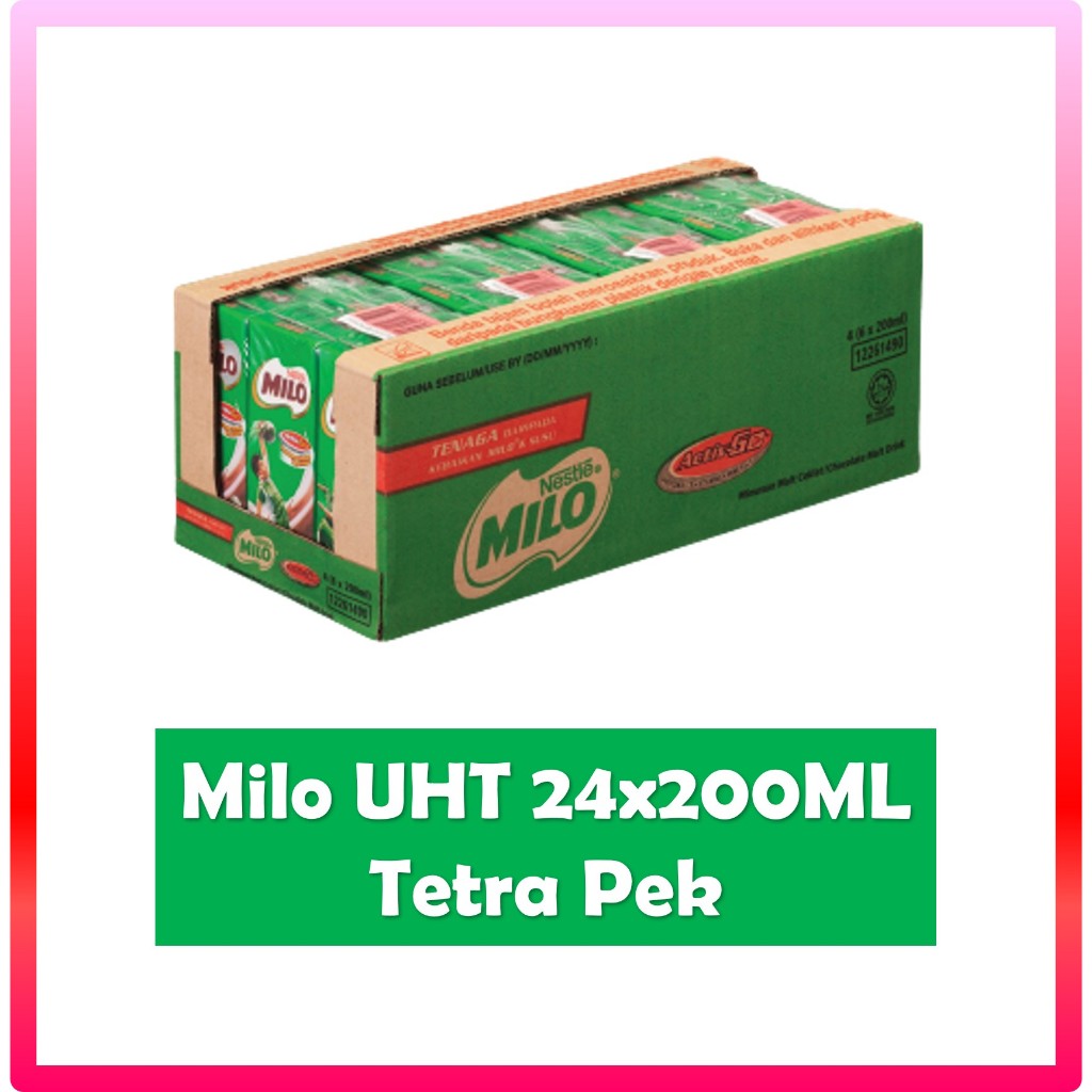 (Carton) Milo UHT 24x200ML / 40x125ML | Shopee Malaysia