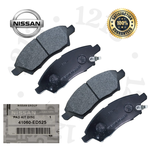 ORIGINAL NISSAN FRONT BRAKE PAD LATIO LIVINA ALMERA N17 C11 L11 2008-2019 DISC PAD 41060-ED525 ...