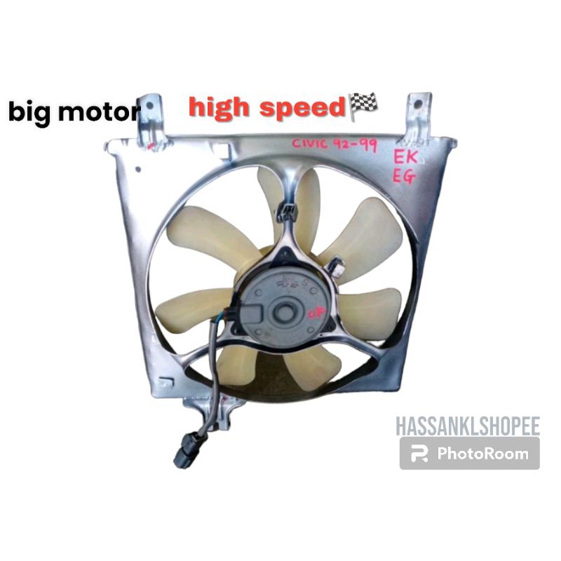 HONDA CIVIC 92’ TO 99’ EK EG RADIATOR HIGH SPEED FAN MOTOR SET | Shopee ...