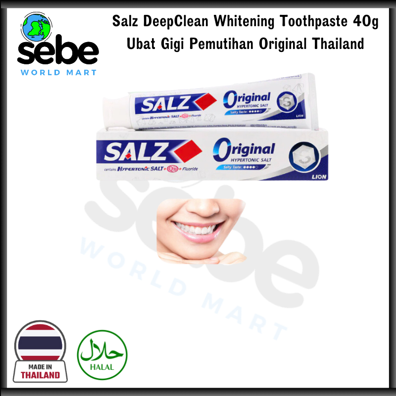 Salz DeepClean Whitening Toothpaste 40g Ubat Gigi Pemutihan Gigi ...