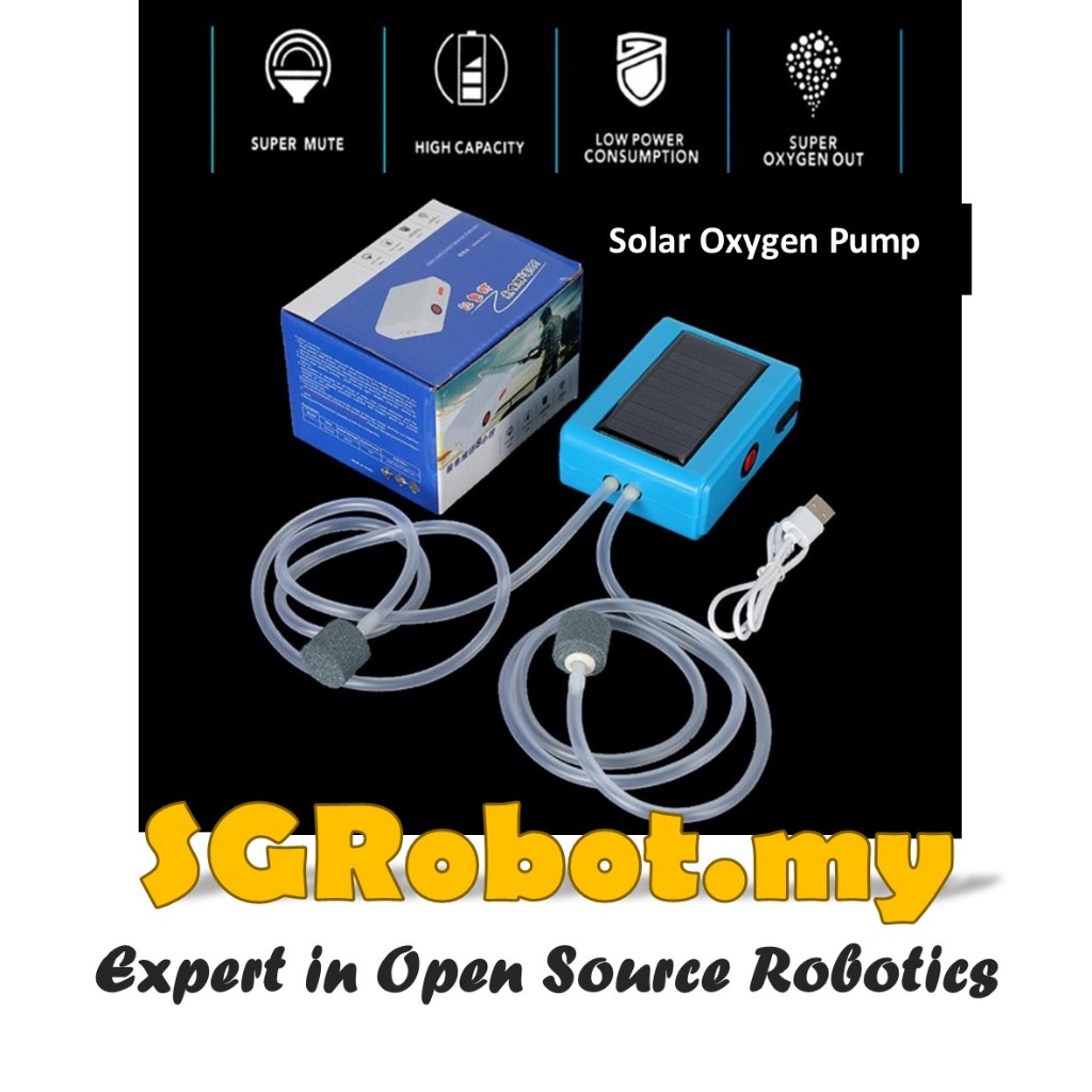 Solar Power Oxygenator Water Oxygen Pump Pond Aerator Aquarium Fish ...