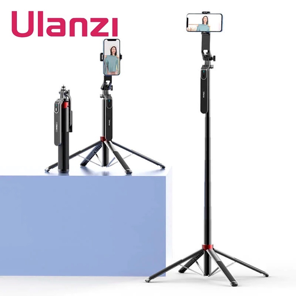 Ulanzi MA09 180cm Tripod Selfie Stick Bluetooth Remote Control Live ...