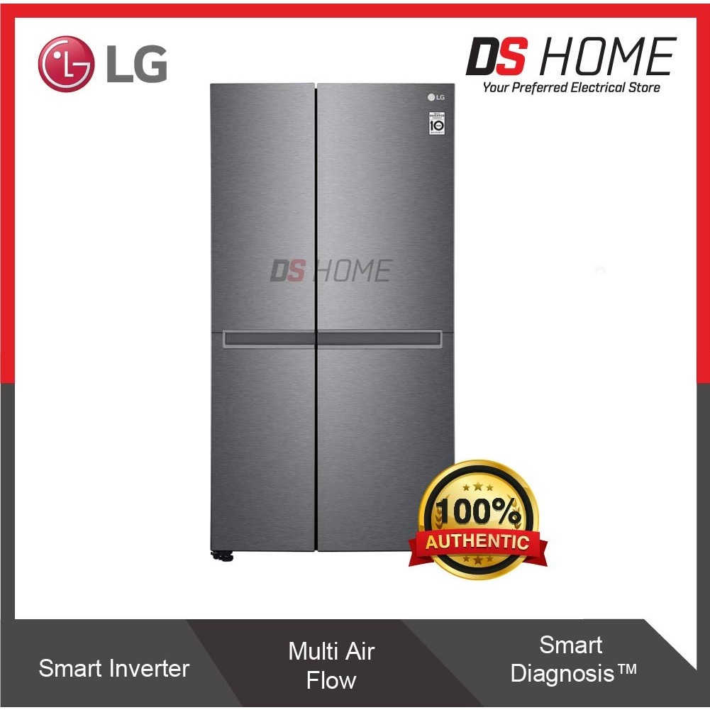 LG GC-B257JQYL FRIDGE SIDE BY SIDE 655L SMART INVERTER BIO SHIELD LED ...