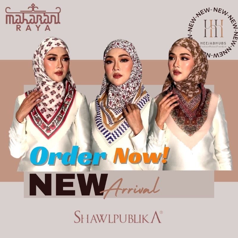 💥HOT ITEM! 💯 ORIGINAL HQ💥 [READY STOCK] SHAWL PUBLIKA MAHARANI RAYA BIDANG 45 BY KEYBEE HAMID ...