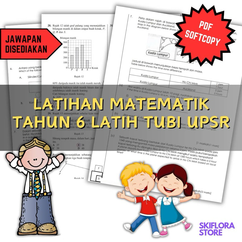 [SS237] Latihan Matematik Tahun 6 Latih Tubi Matematik PDF Printable ...