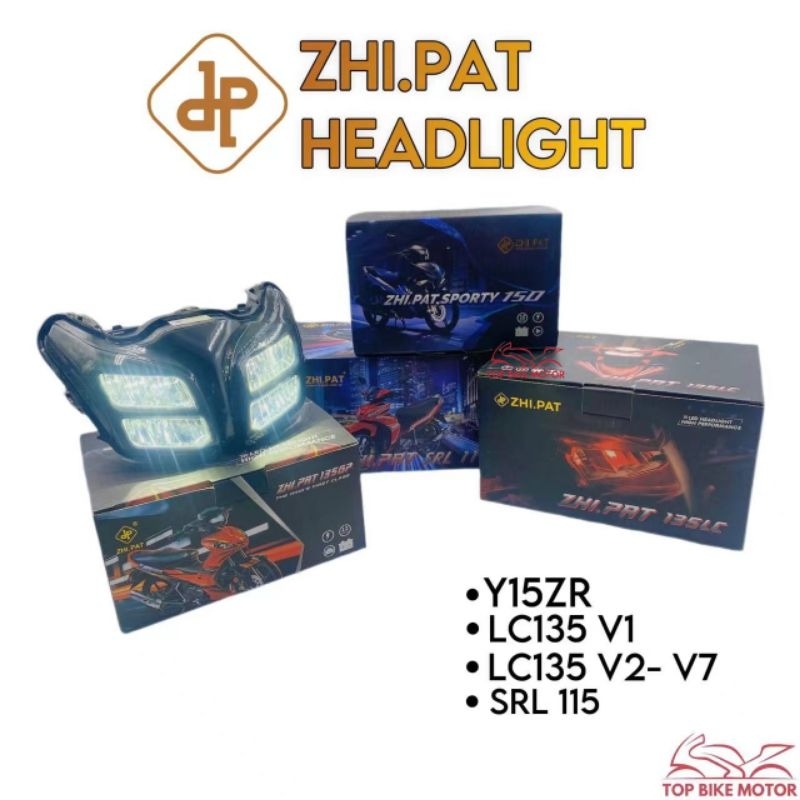 HEAD LAMP LAMPU DEPAN LED ZHIPAT LC135 Y15ZR SRL115 LC V2 V3 V4 V5 V6 V7 | Shopee Malaysia