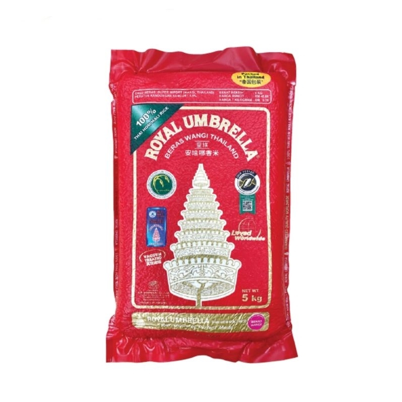 Royal Umbrella Premium Fragrant Rice (5kg) | Shopee Malaysia