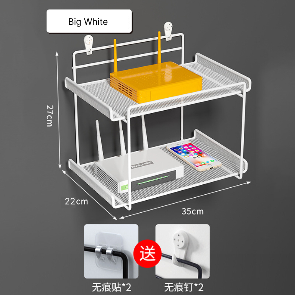 Storage Wifi Rack TV Box Router Wifi Router Bos Storage Wall-Mounted ...