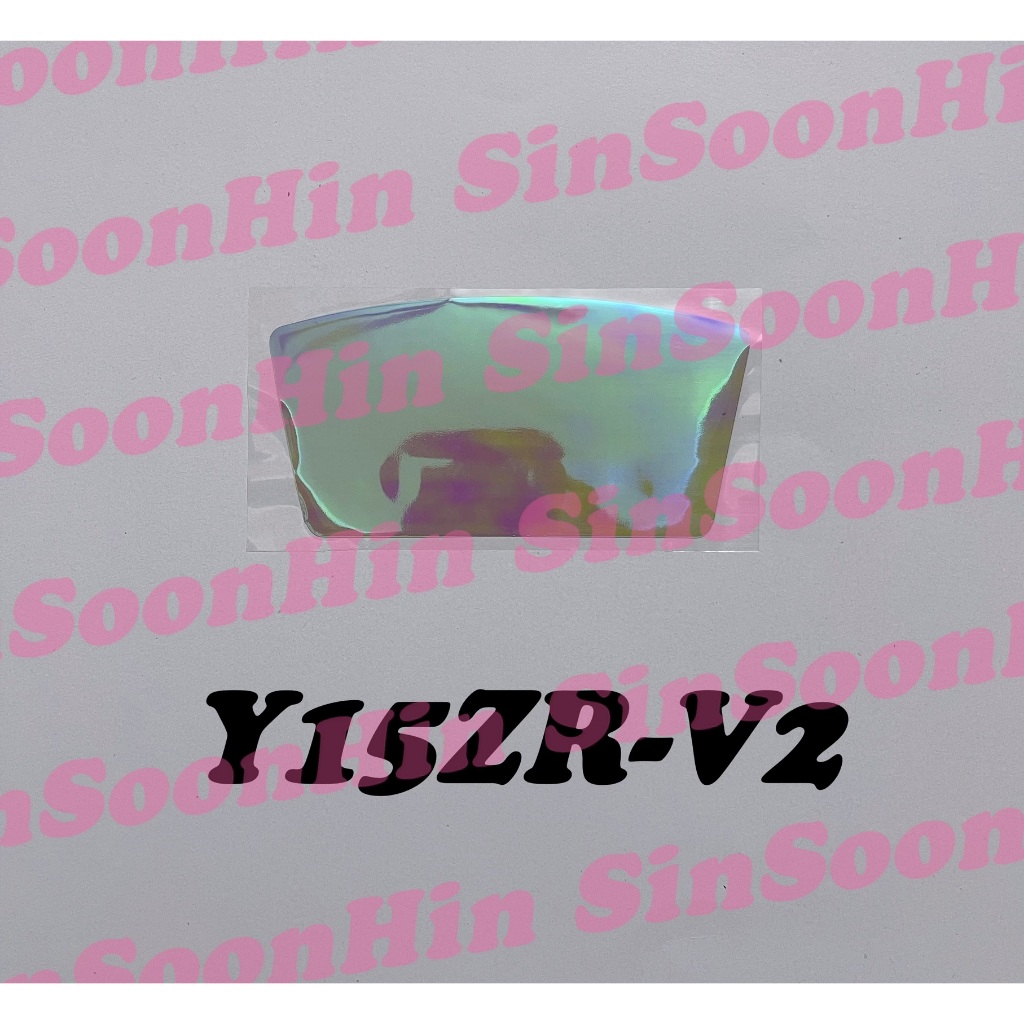 Yamaha Y15ZR v2 Sticker Meter Tinted - Black / Rainbow # y15-v2 ysuku y15 | Shopee Malaysia