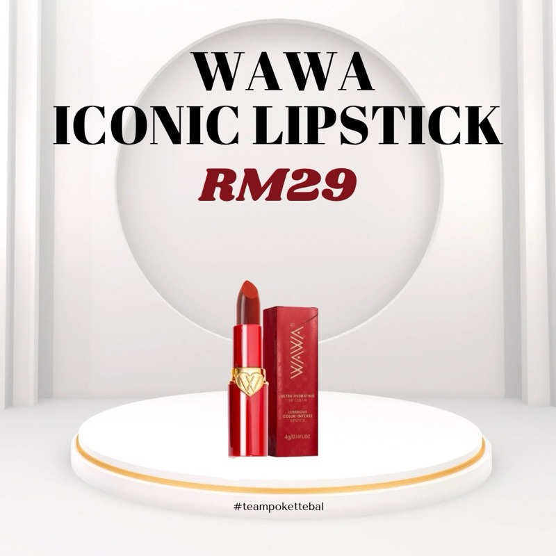 [ ORIGINAL HQ ] WAWA ICONIC LIPSTICK | WAWA COSMETICS | WAWA ZAINAL ...