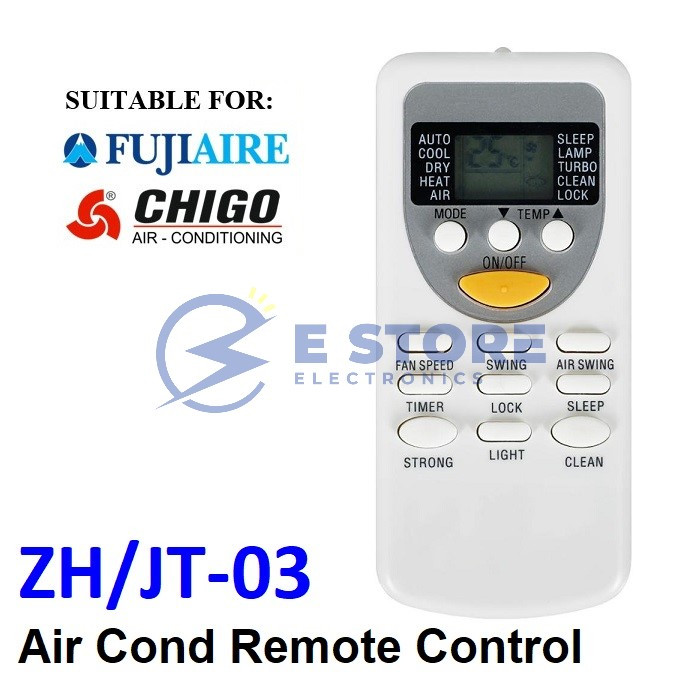 Fujiare/ Chigo Air Conditional Remote Control - JT-03 | Shopee Malaysia