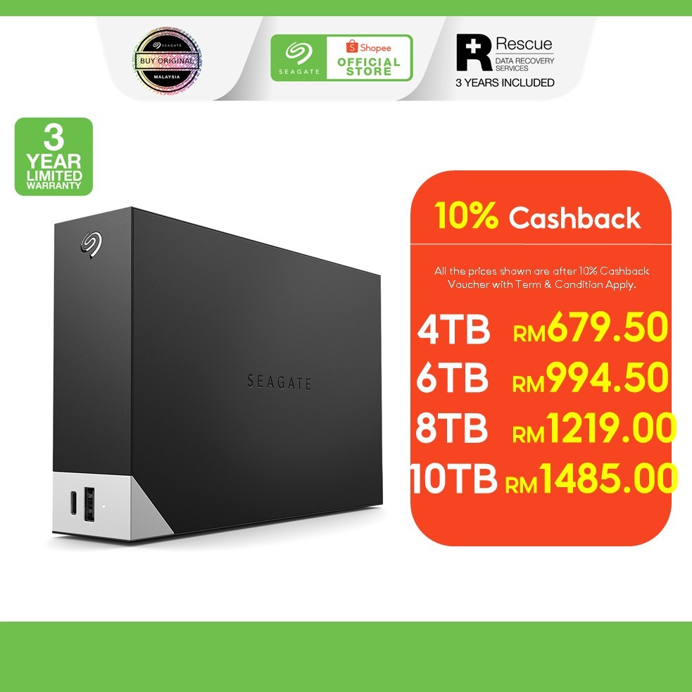 Seagate Desktop Hub One Touch Hub USB 3.0 External Hard Disk Hard Drive ...