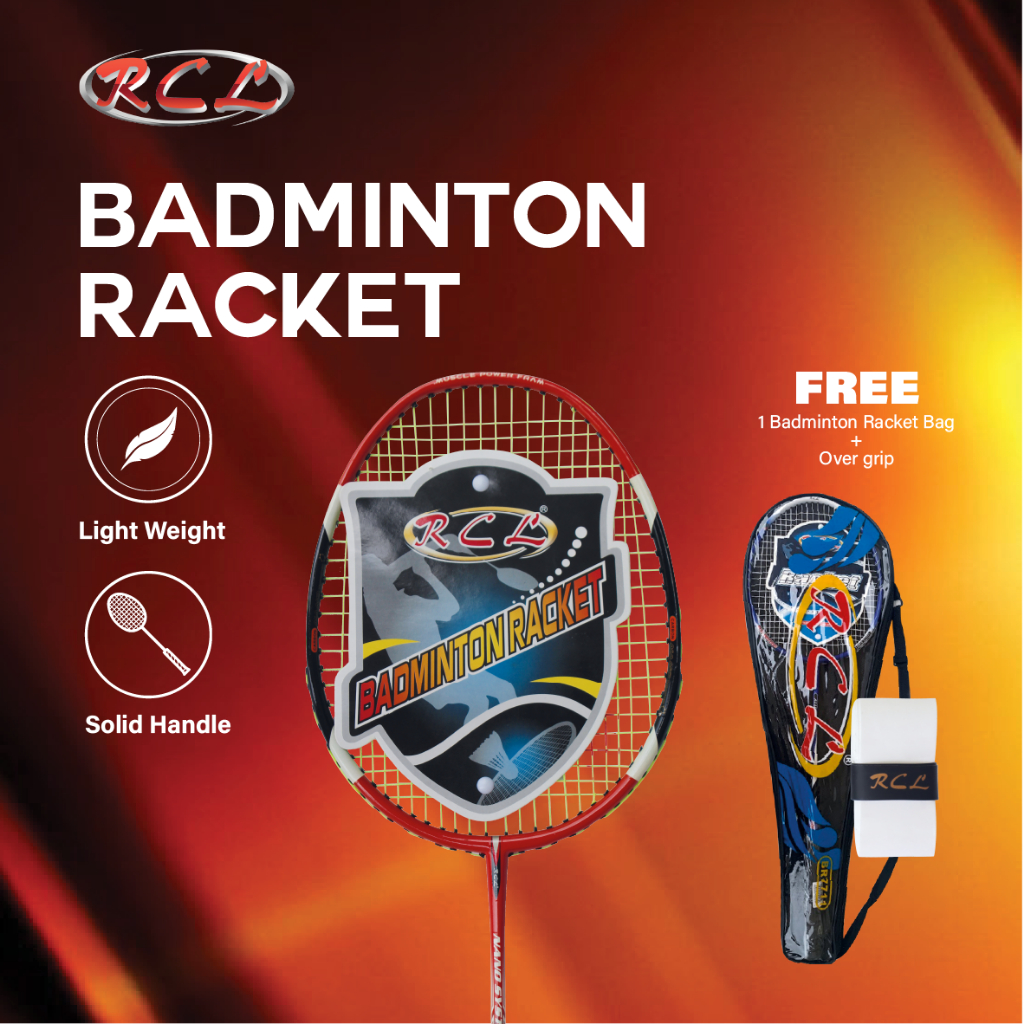 Ready Stock Wholesales🔥RCL [BR9977]🎁 FREE BADMINTON RACKET BAG & GRIP 🎁 ...