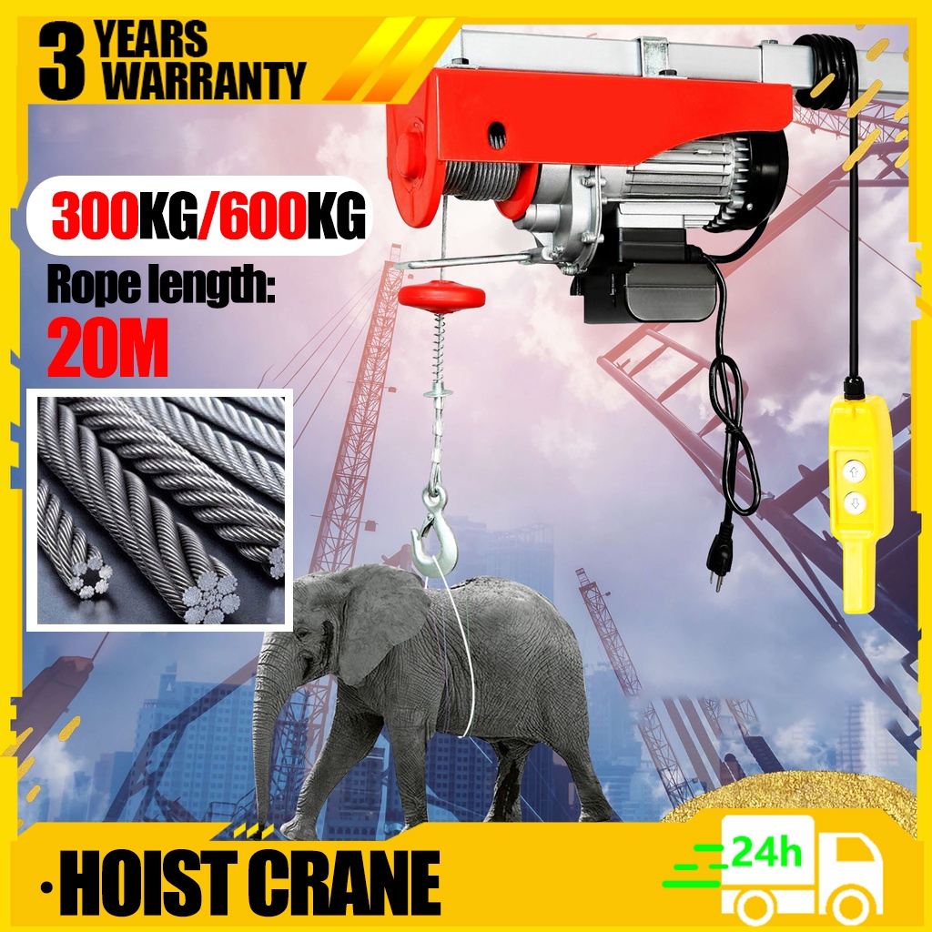 3 Years Warranty🔥600kg Electric Hoist Crane/ Lifting Crane/Cable Rope Hoist/Spinning Lift Crane ...
