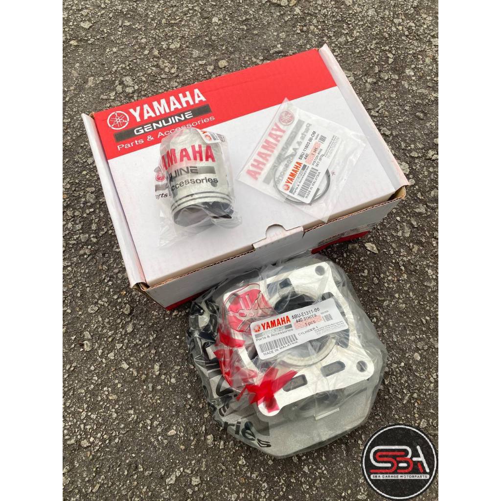 100% ORIGINAL GENUINE 1 SET TERMASUK PISTON RING HLY YAMAHA MALAYSIA BLOCK CYLINDER KIT UNTUK ...