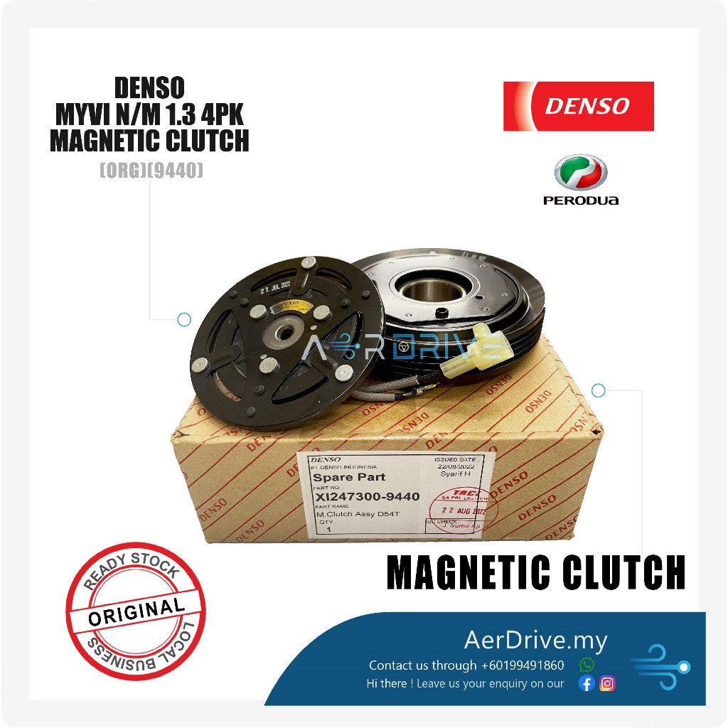 DENSO MYVI 1.5 2011 6PK MAGNETIC CLUTCH (9390)(ORG) | Shopee Malaysia