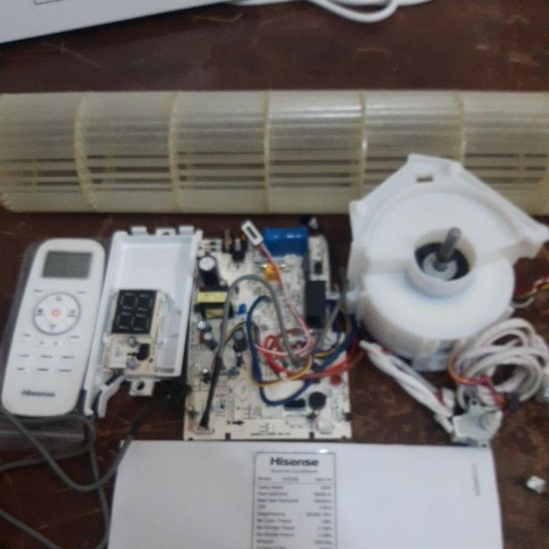 HISENSE AIRCOND AI13TUGS MAIN BOARD FAN MOTORS ALL PARTS 100%ORIGINAL ...