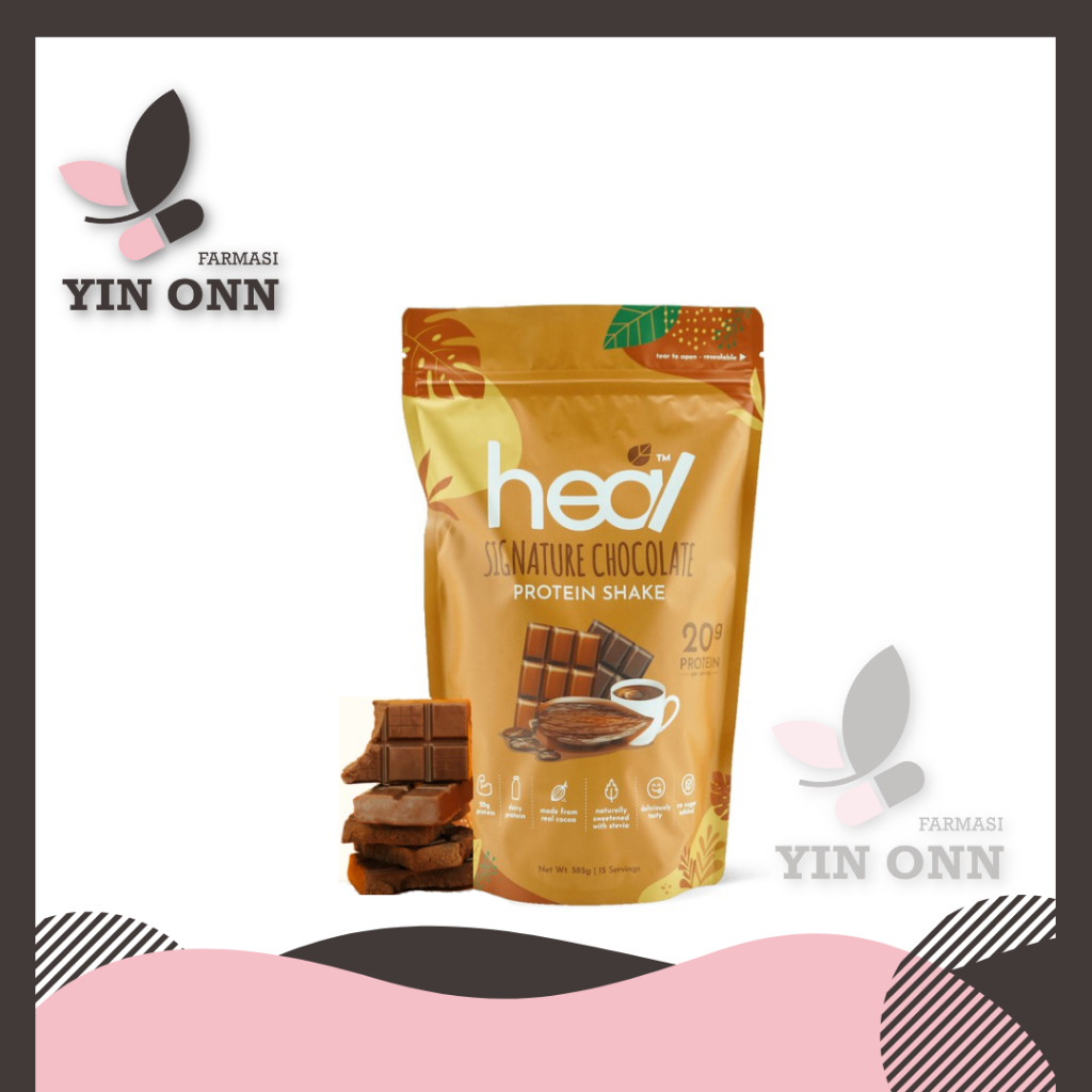HEAL PROTEIN SHAKE (SIGNATURE CHOCOLATE) 585G [EXP:O4/2025] | Shopee Malaysia