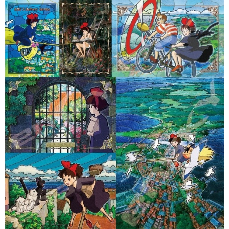 ENSKY ART CRYSTAL 208 / 300 / 500 STUDIO GHIBLI KIKI'S DELIVERY SERVICE ASSORTED JIGSAW PUZZLE ...