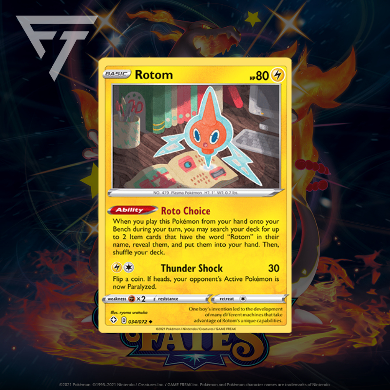 Pokemon TCG - Rotom (034/072) EN | Shopee Malaysia