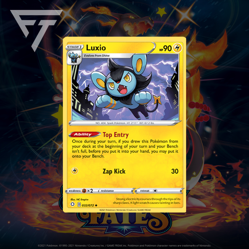 Pokemon TCG - Luxio (032/072) EN | Shopee Malaysia