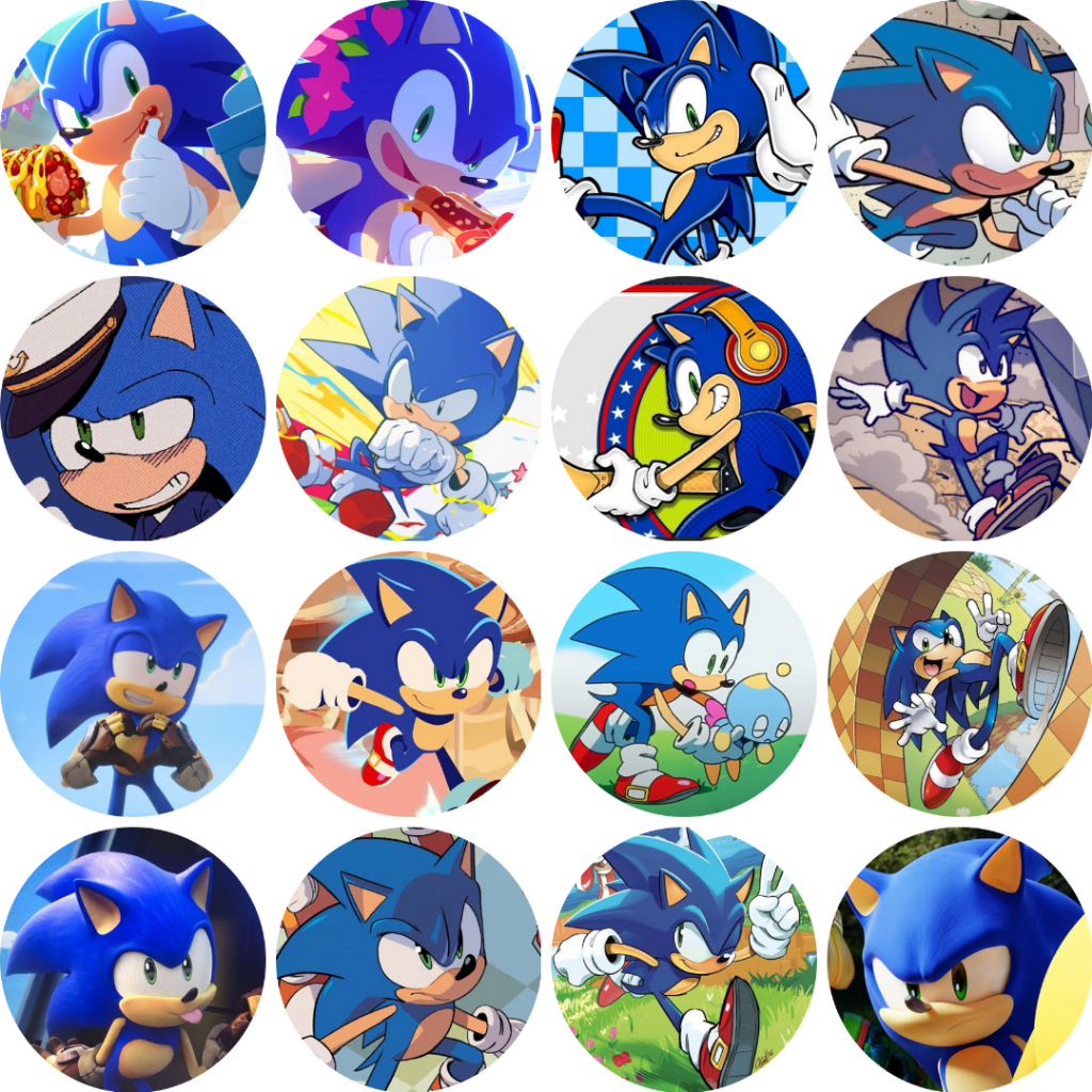Sonic The Hedgehog Button Badge 58mm | Shopee Malaysia