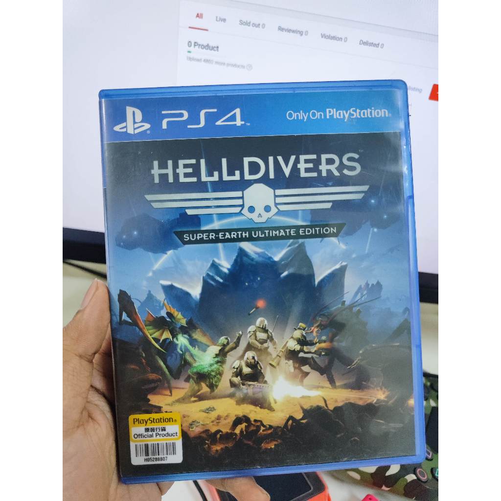 PS4 HELLDIVERS USED PHYSICAL | Shopee Malaysia