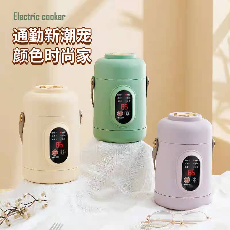 800ML Smart Electric Non-Stick Multifunctional Stew Pot Portable Heat ...