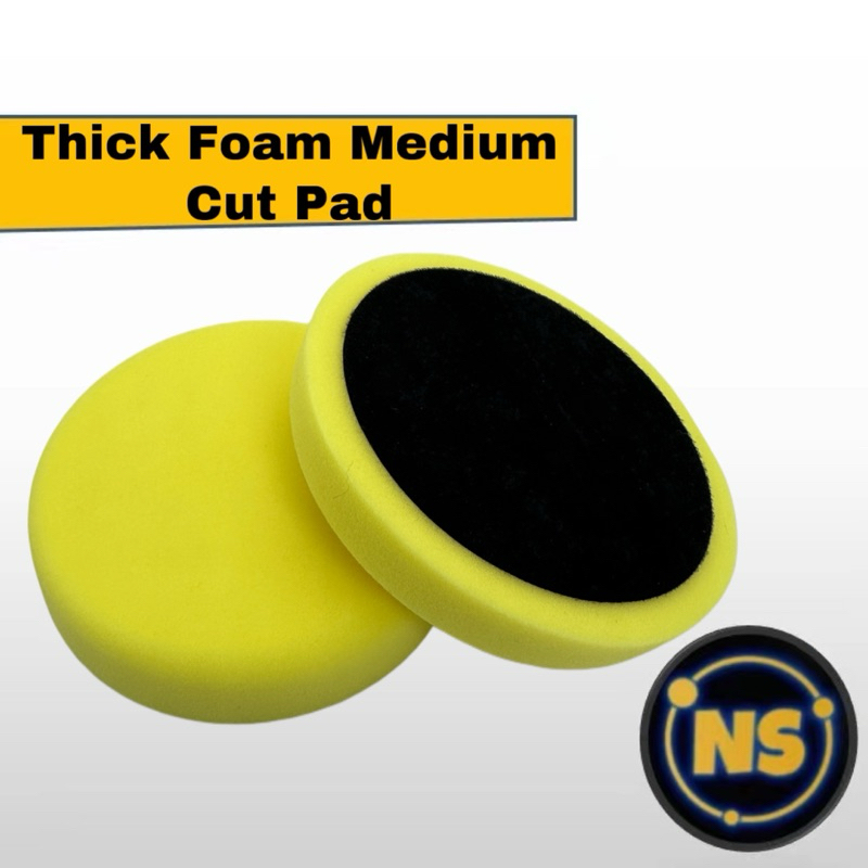 Nano Shine Thick Foam Medium Cut Pad Cutting and Polishing Car Paint ...