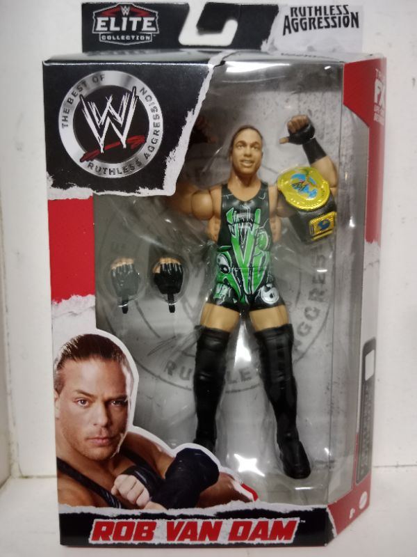 Mattel WWE Elite Ruthless Aggression Series 2 Rob Van Dam RVD Wrestling ...