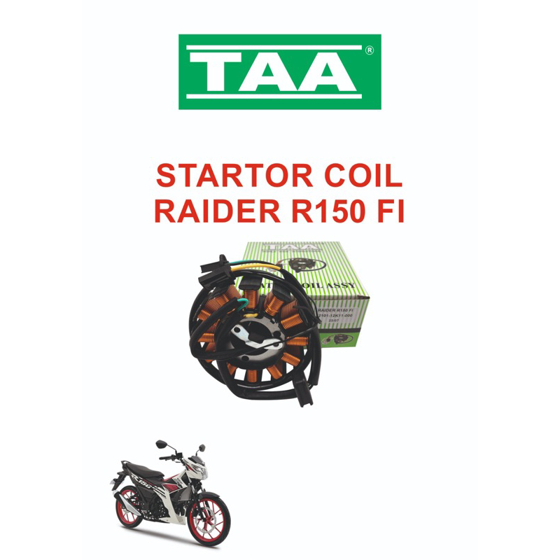 SUZUKI RAIDER 150 FI RAIDER R150 FUEL INJECTOR NEW STARTER COIL COMP ...