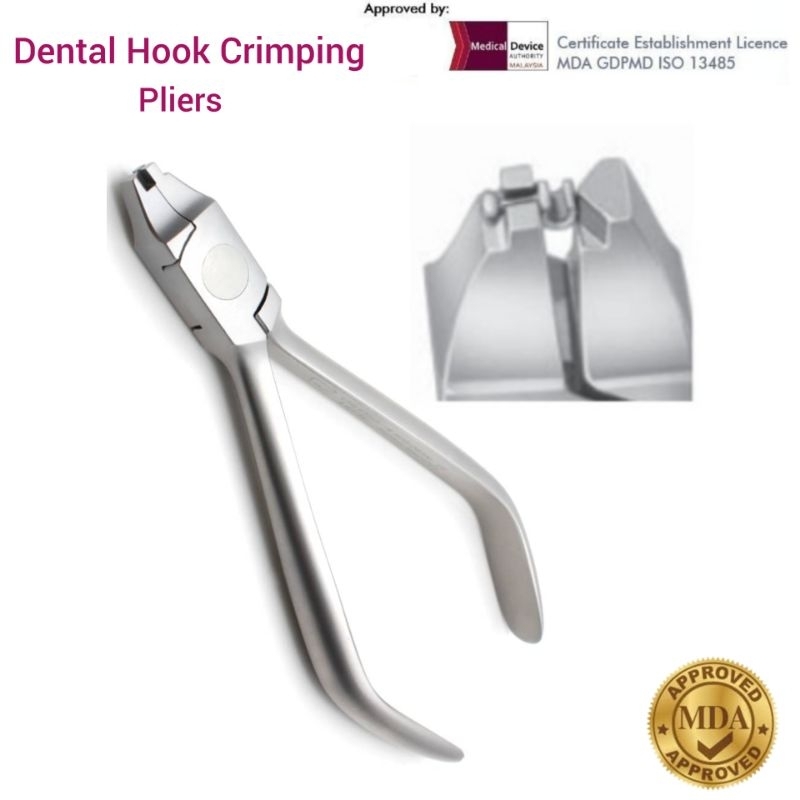 Dental Hook Crimping Pliers Crimpable Hook Placement MDA APPROVED ...