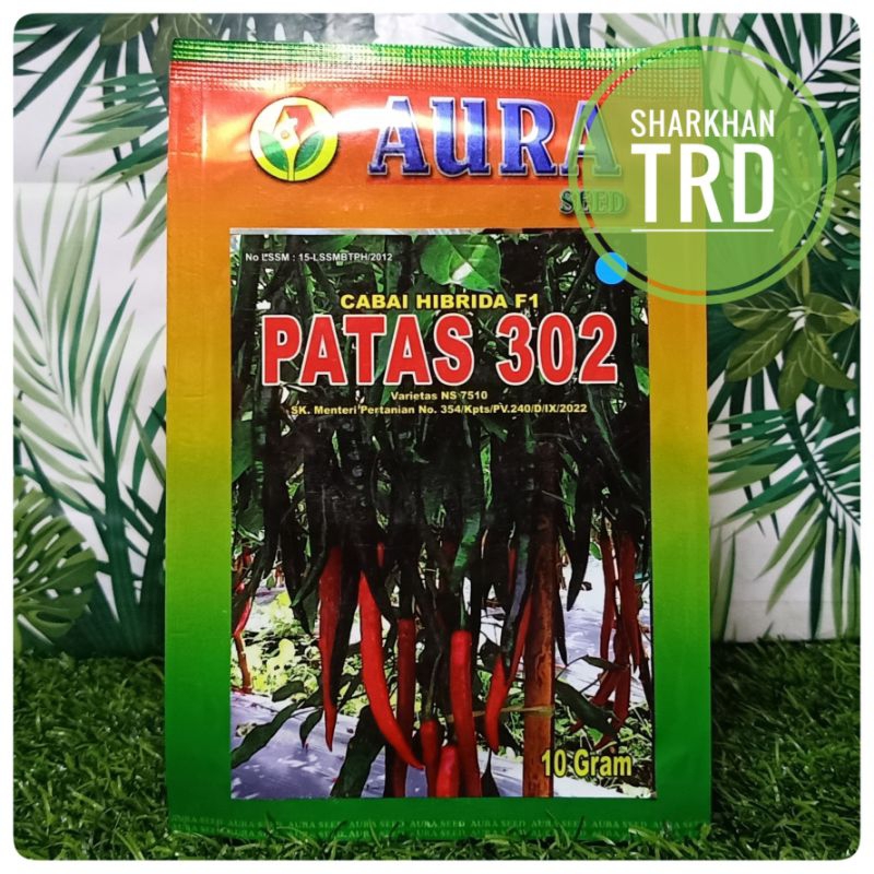 Paket 10g (+-1600 Biji) PATAS 302 F1 Biji Benih Cili Kulai Besar Hybrid ...