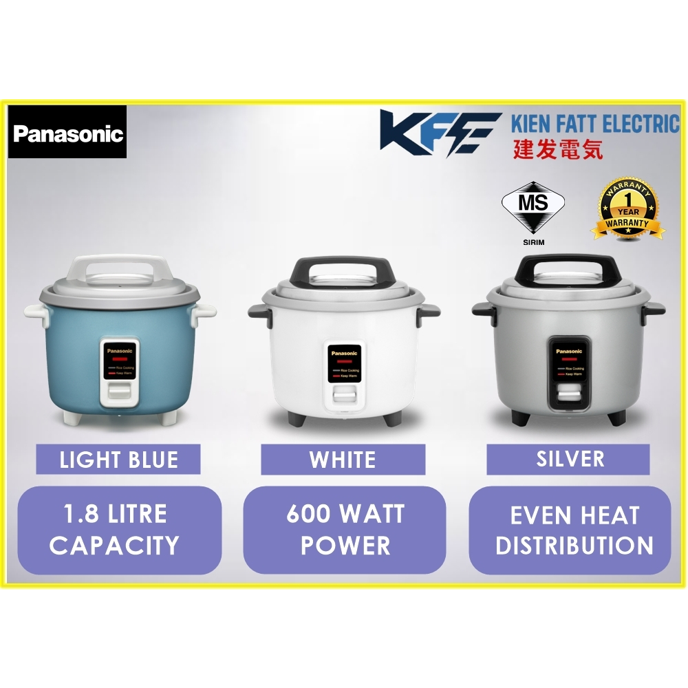 Panasonic Conventional Rice Cooker 1.8 Litre SR-Y18GASKN ( Light Blue ...