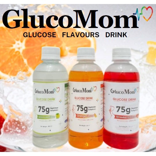 Glucomum Air Glukosa Dextrose 75g Untuk Test MGTT Bicarbonate Oren ...