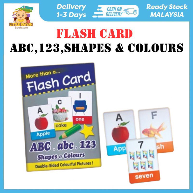 EARLY LEARNING FLASH CARD ENGLISH KAD IMBAS BAHASA MELAYU FOR BABY AND ...
