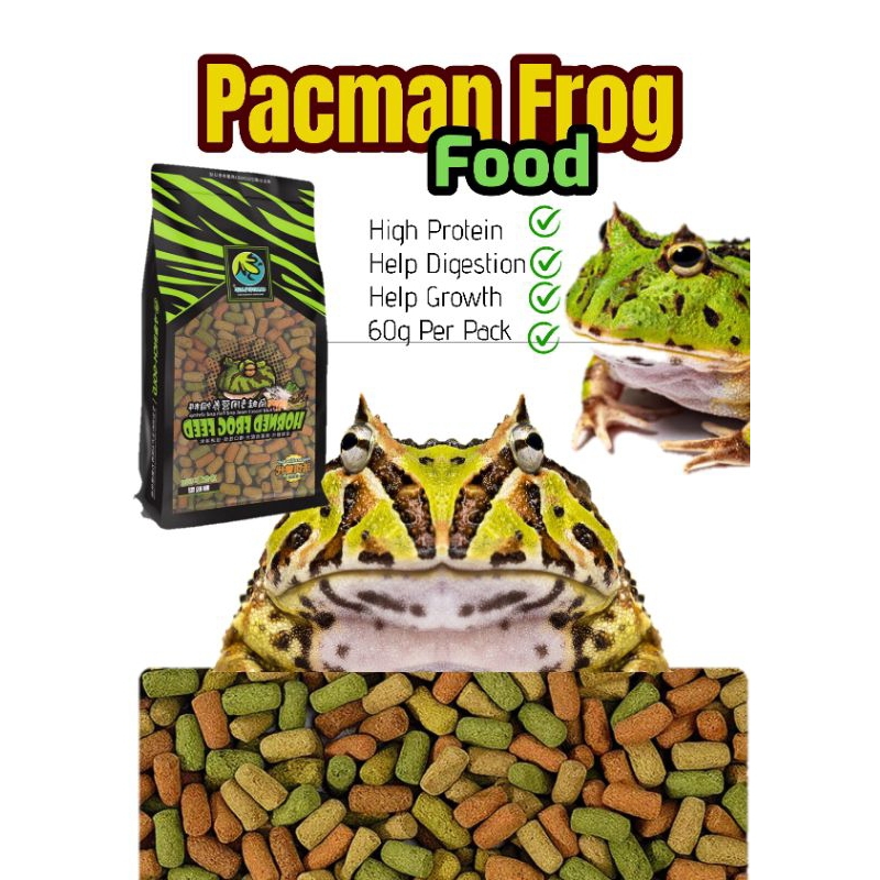 Pacman Frog Food 60g | Shopee Malaysia