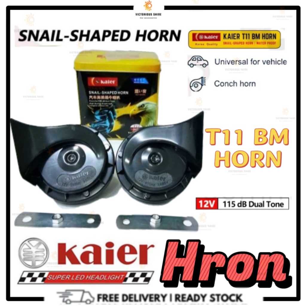🔥 NEW ITEM 🔥 KAIER CAR KERETA MOTOR MOTORCYCLE HORN BM HORN SUPER LOUD ...